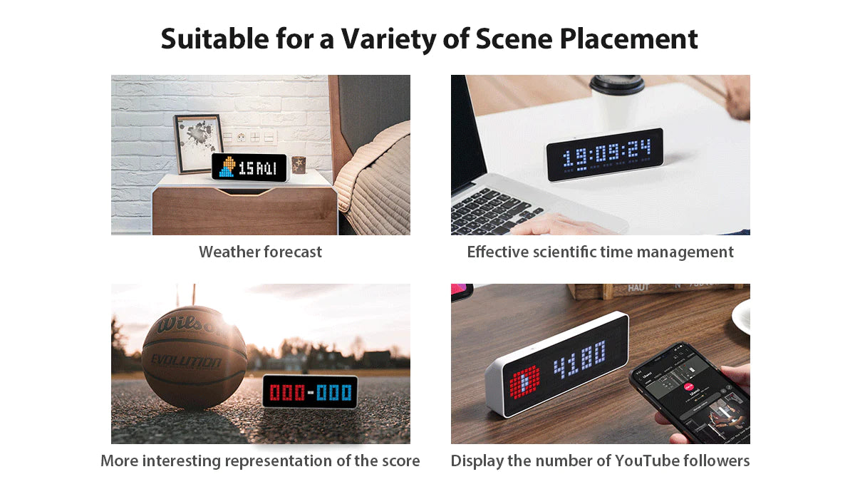 Ulanzi Awtrix Smart Pixel Clock – FITINEERS